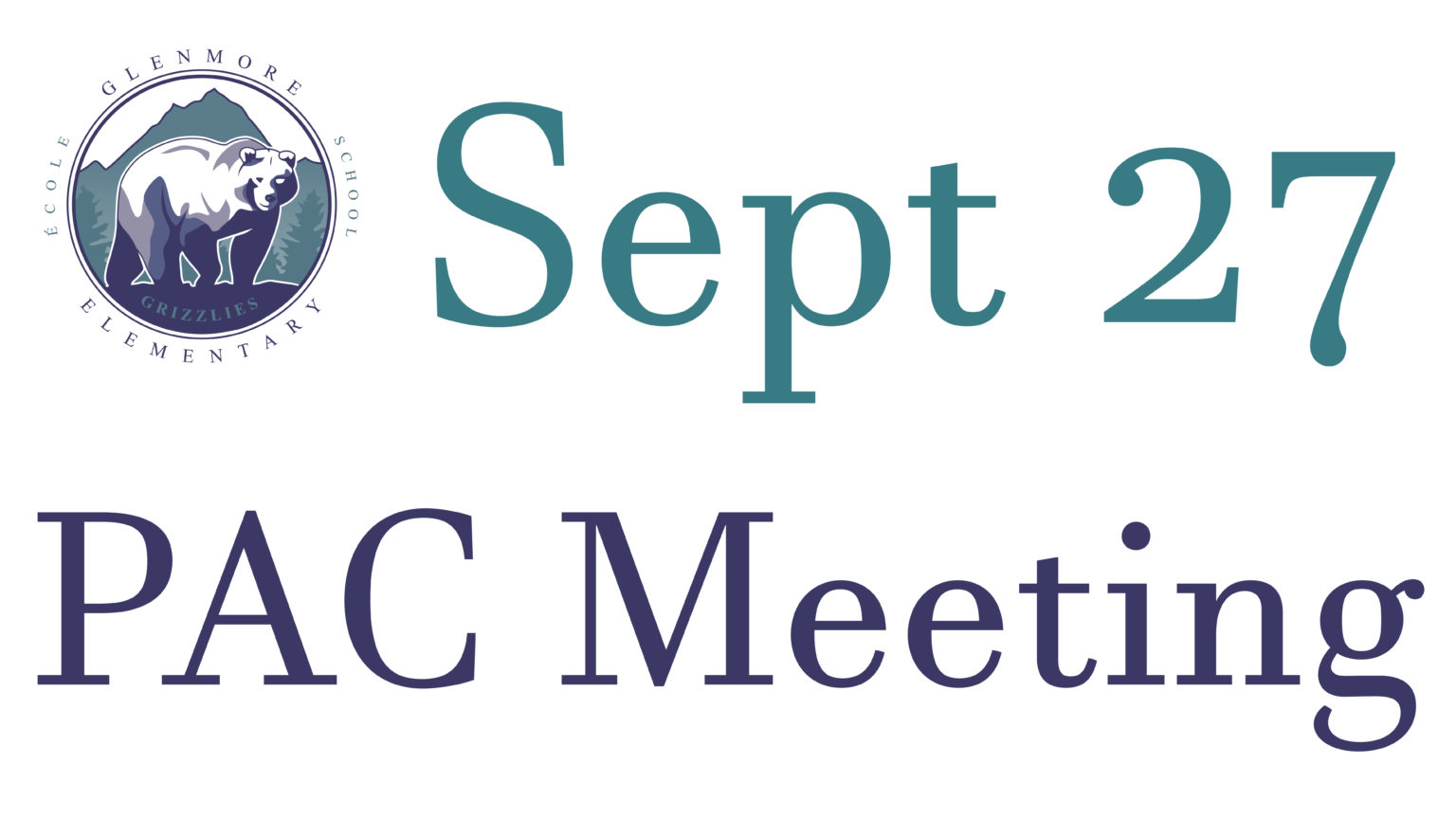 Sept PAC Meeting Glenmore PAC